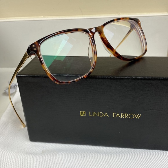 Linda Farrow | Accessories | Linda Farrow Oversized Tortoise Gold ...